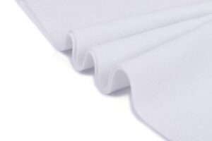 yycraft 1 yards soft felt by the yard fabric 74 inch wide 1.6mm thick diy arts & crafts sewing-white