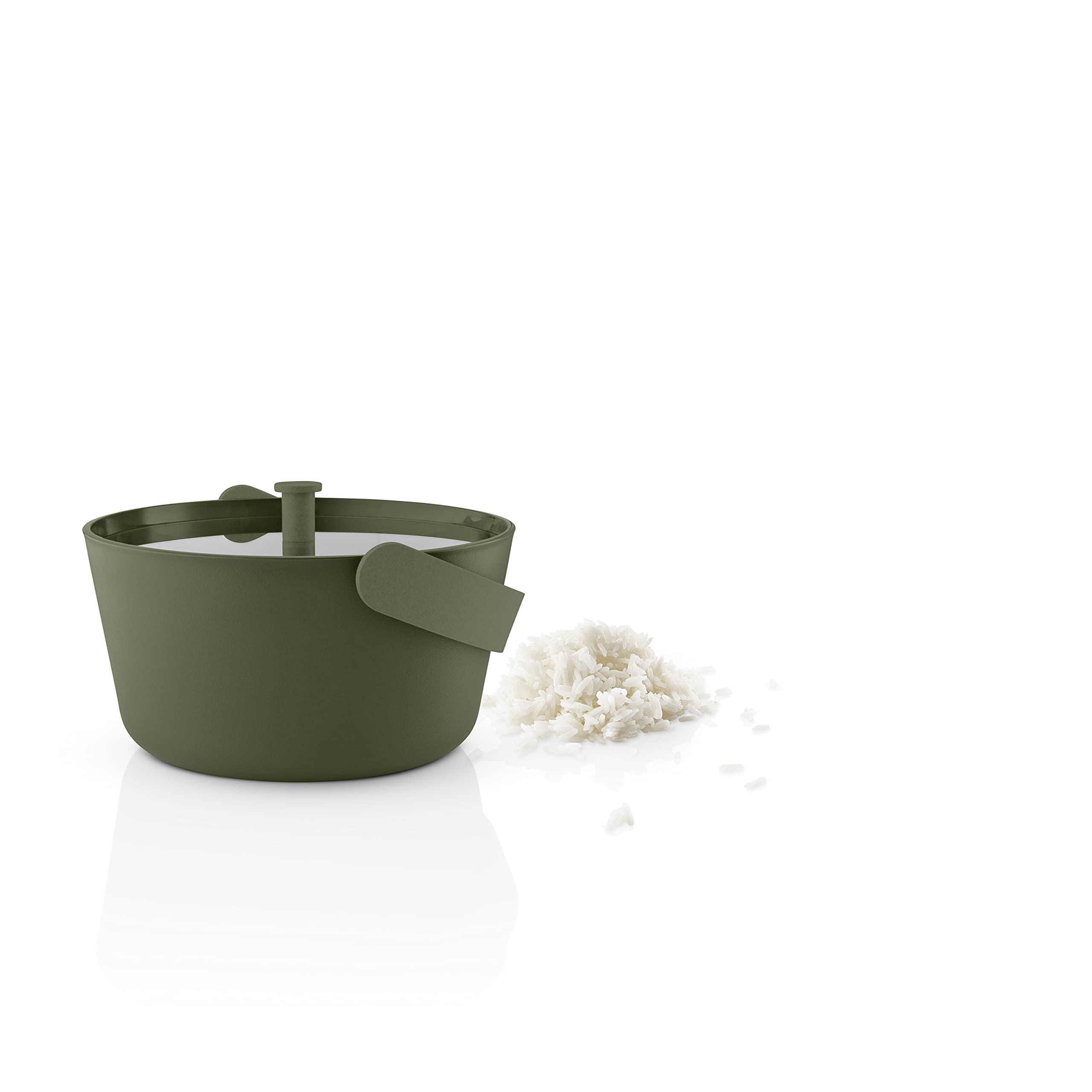 EVA SOLO | Rice steamer Green tool | Cook rice, quinoa etc. easily in the microwave | Danish Design & Functionality | Green