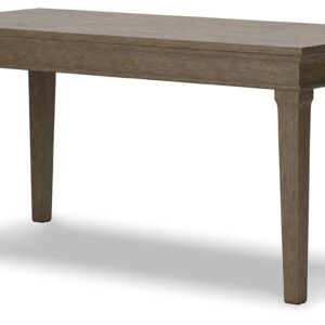 Ashley Furniture Signature Design by Ashley Janismore Traditional Home Office 63 inch Desk in Weathered Gray