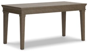 ashley furniture signature design by ashley janismore traditional home office 63 inch desk in weathered gray