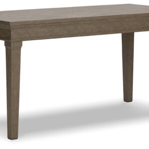 Ashley Furniture Signature Design by Ashley Janismore Traditional Home Office 63 inch Desk in Weathered Gray