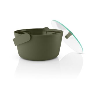 EVA SOLO | Rice steamer Green tool | Cook rice, quinoa etc. easily in the microwave | Danish Design & Functionality | Green