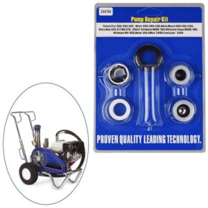 244194 Pump Repair Packing Kit for Airless Paint Sprayer 295 390 395 490 495 595 3400