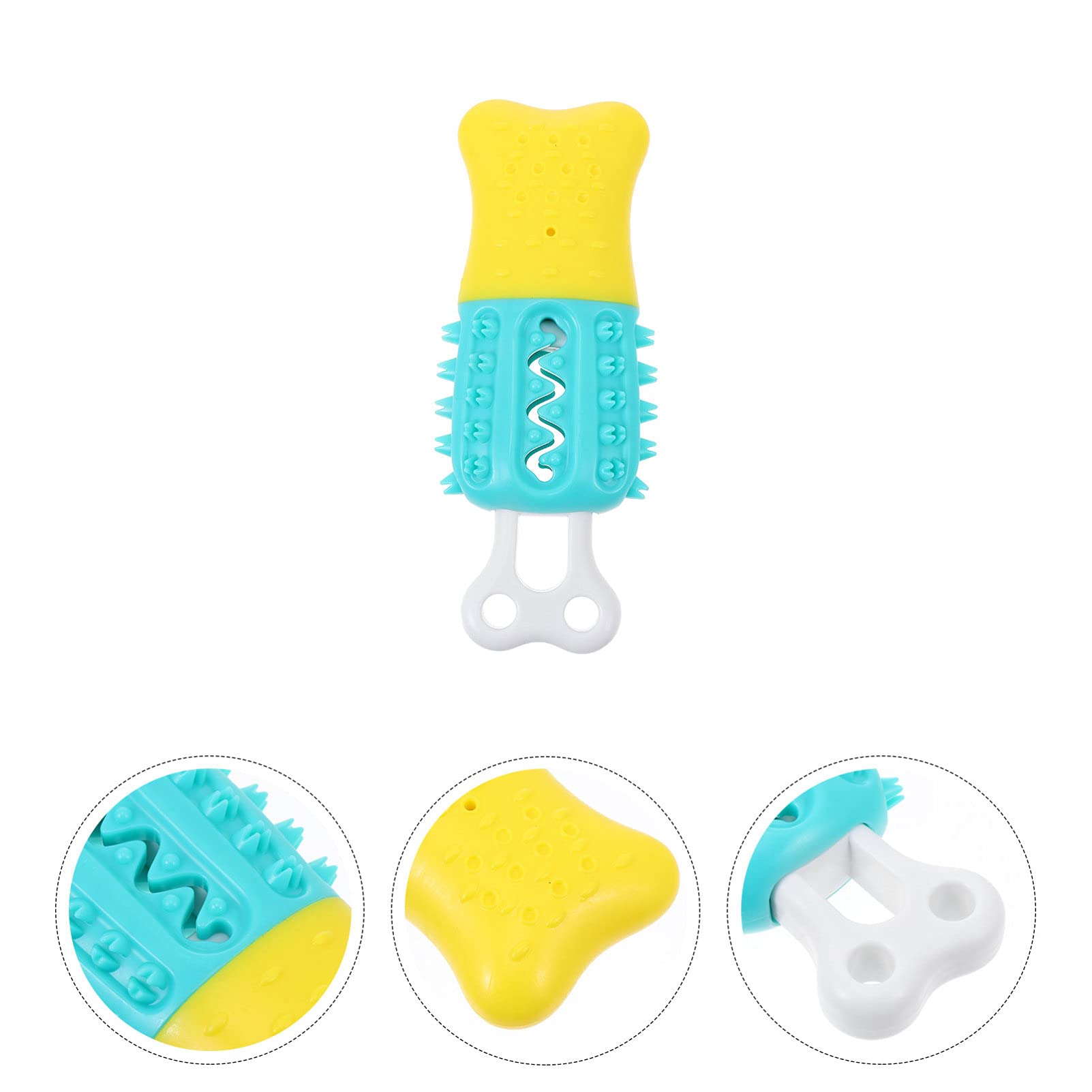 balacoo 1pc Chew Toys Dog Dental Toys Dog Leaking Food Toy Doggy Brushing Stick Squeaky Teeth Cleaning Toy Small Dog Toy Dog Food Feeder Pet Toys for Dogs Small Food Toys Pet Dog