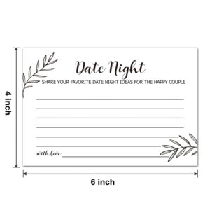 None Brand, Date Night Ideas Cards, 50 Cards, Perfect for The Bride and Groom, Husband, Wife, Boyfriend, Girlfriend, Anniversary 4In x 6In, M 05, White