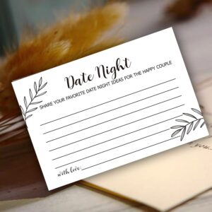 None Brand, Date Night Ideas Cards, 50 Cards, Perfect for The Bride and Groom, Husband, Wife, Boyfriend, Girlfriend, Anniversary 4In x 6In, M 05, White