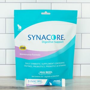 Van Beek Natural Science Synacore Feline - All Natural Formula to Provide Immune Support for Cats & Help Maintain Digestive Health - Probiotics and Vitamins for Cats - Pet Products - (30 Count)