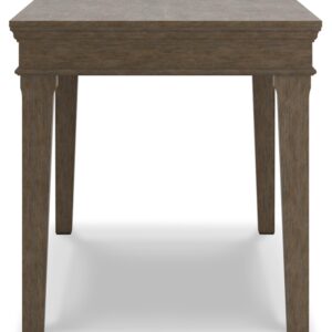 Ashley Furniture Signature Design by Ashley Janismore Traditional Home Office 63 inch Desk in Weathered Gray