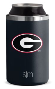 simple modern officially licensed collegiate georgia bulldogs gifts for men, women, dads, fathers day, graduation | insulated ranger can cooler for standard 12oz cans - beer and seltzer