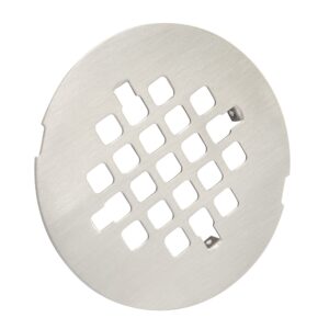 Artiwell 4-1/4” OD Snap-in Shower Drain Cover, Round Shower Drain Strainer Grid, Replacement Cover, Designed for Long-Lasting