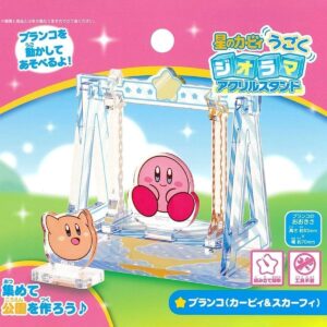 Ensky - Kirby - Swing (Kirby and Scarfy), Moving Acrylic Diorama Stand