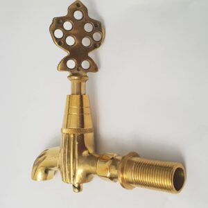 DLK Ottoman Faucet, Turkish Bath Tap - Turkish Hammam Tap , Ottoman Hammam Faucet - Decorative Bathroom Faucet Tap -Wall Mount Antique Brass Faucet - Fountain Faucet,Gold