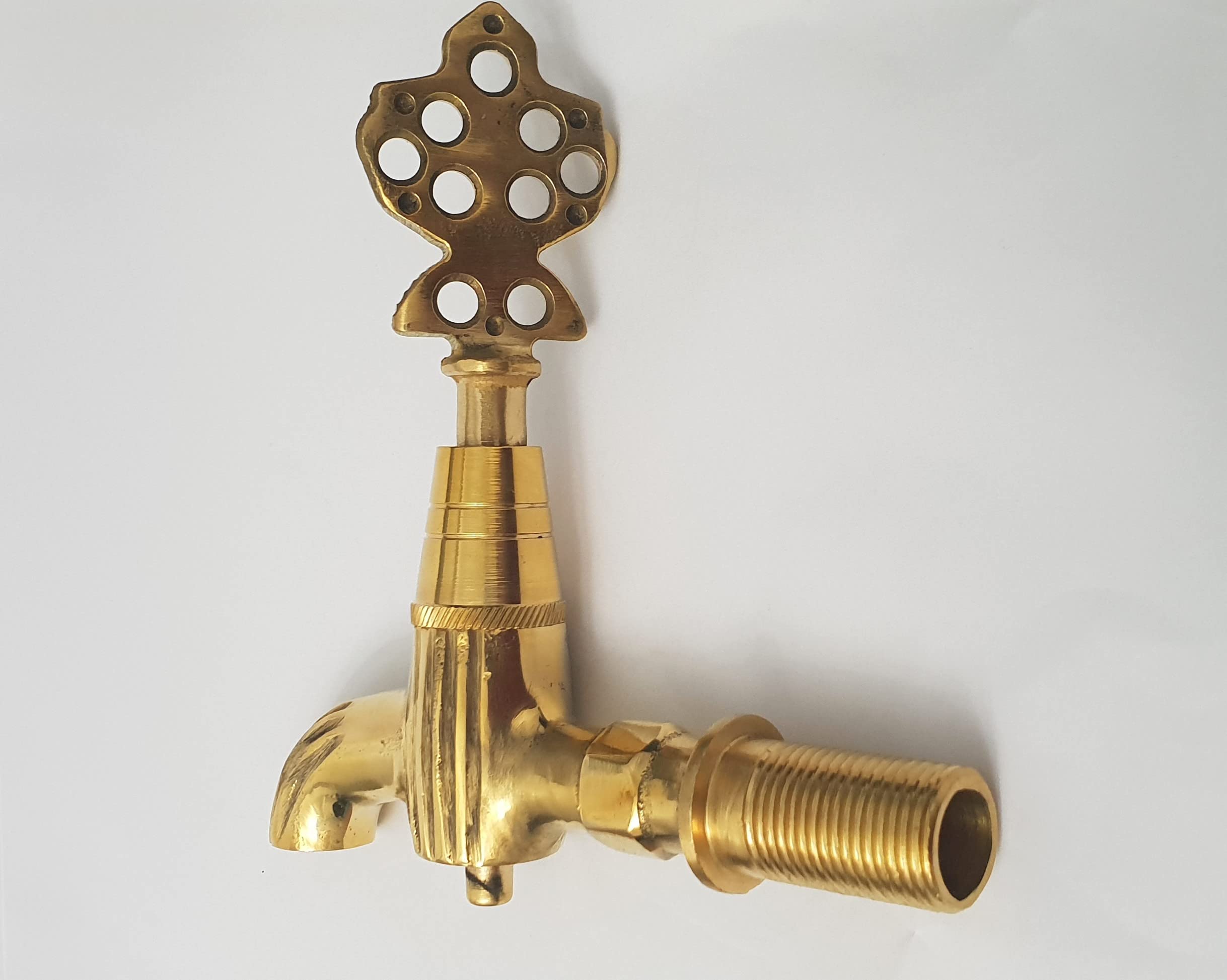 DLK Ottoman Faucet, Turkish Bath Tap - Turkish Hammam Tap , Ottoman Hammam Faucet - Decorative Bathroom Faucet Tap -Wall Mount Antique Brass Faucet - Fountain Faucet,Gold