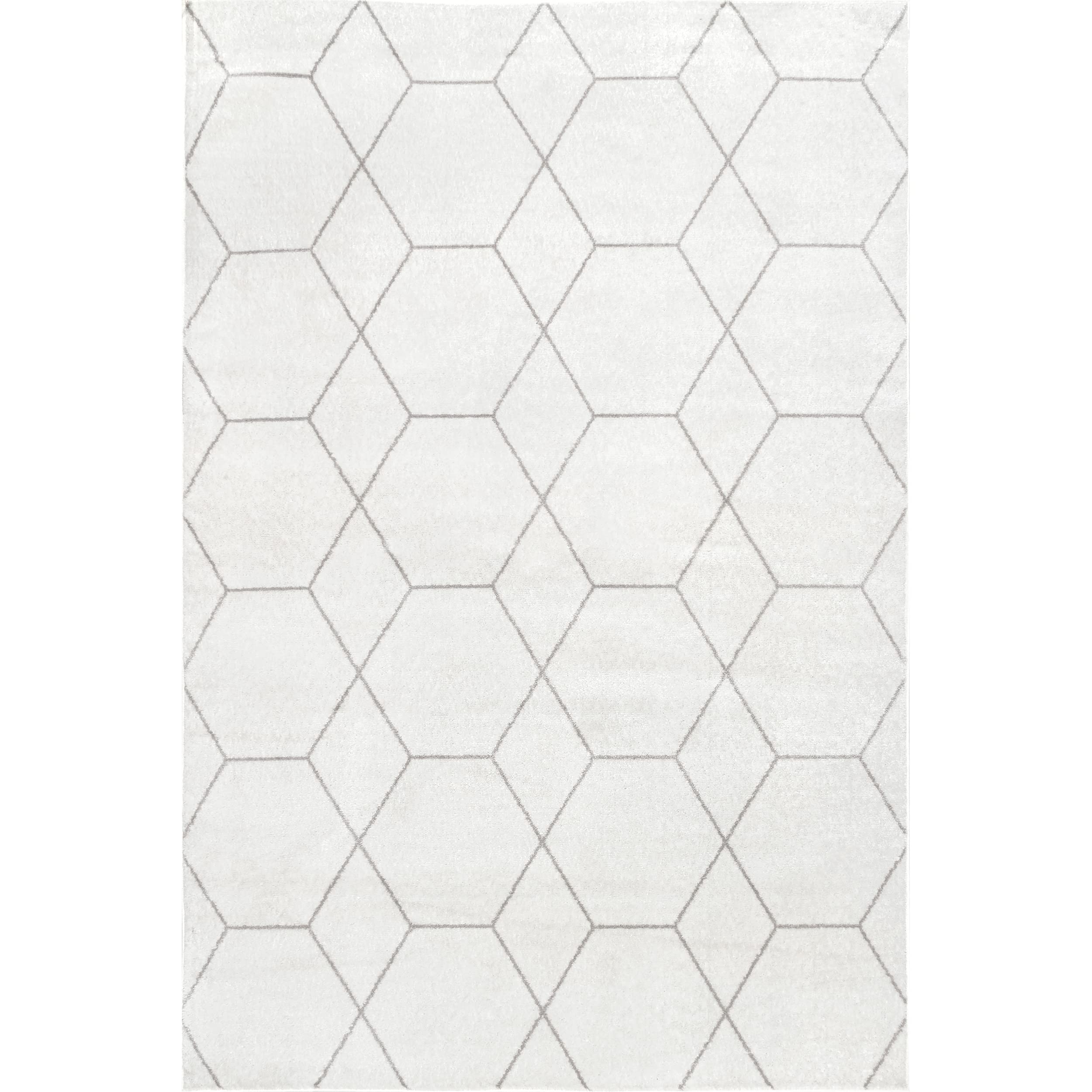 nuLOOM Veronica Geometric Honeycomb Area Rug, 7x9, Beige