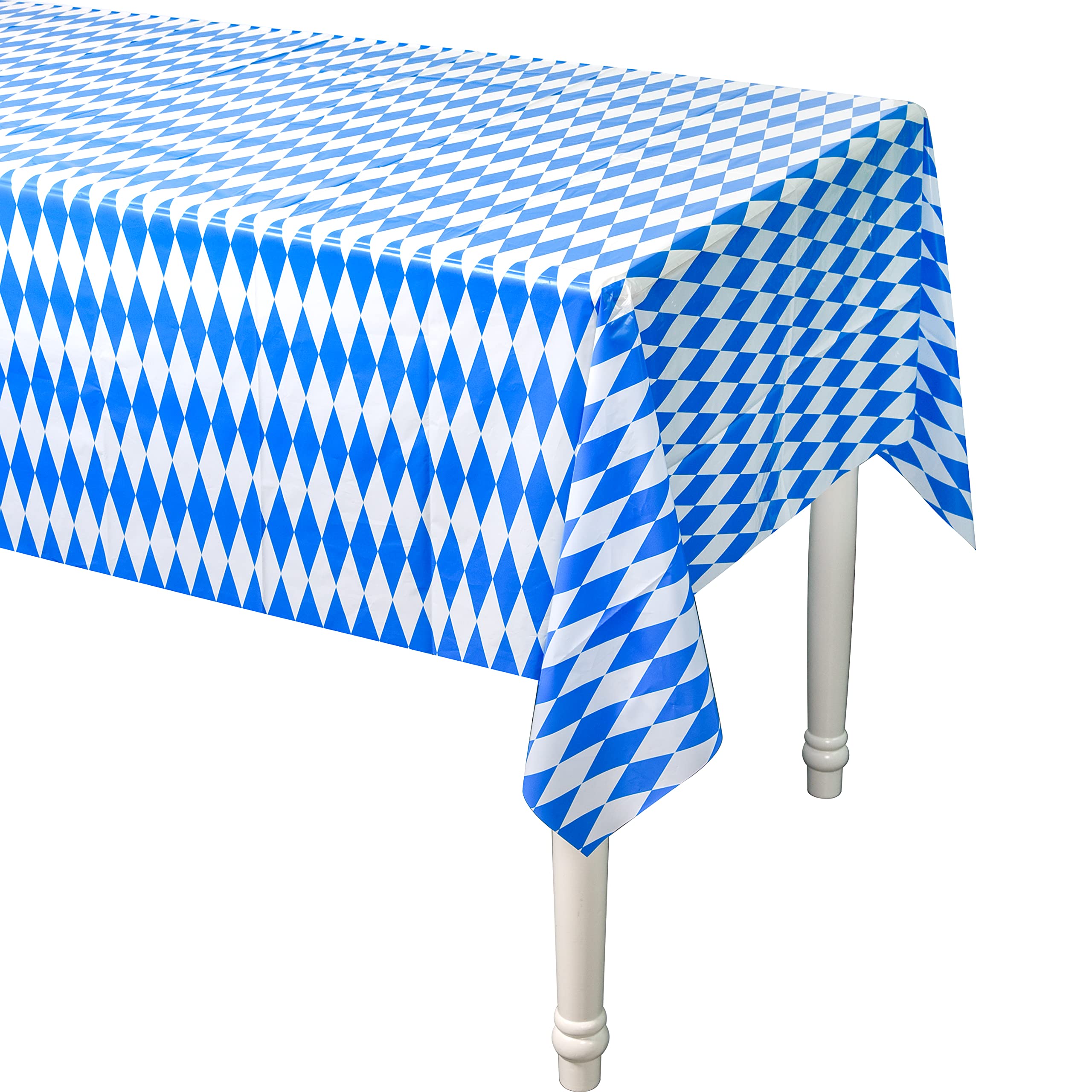 TUPARKA Oktoberfest Tablecloth 3 Packs 54''x108'' Oktoberfest Flag Patterned Table Cover for Oktoberfest Octoberfest German Party Decorations Oktoberfest Decor