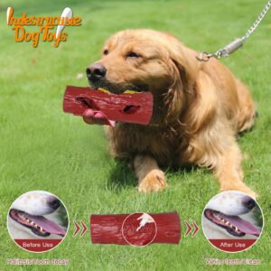 M.C.works Dog Chew Toys for Aggressive Chewers Large Breed, Heavy Chewers Dog Toy, Indestructible Dog Toys for Small Medium Large Dogs Burlywood XXL