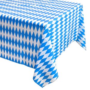 TUPARKA Oktoberfest Tablecloth 3 Packs 54''x108'' Oktoberfest Flag Patterned Table Cover for Oktoberfest Octoberfest German Party Decorations Oktoberfest Decor