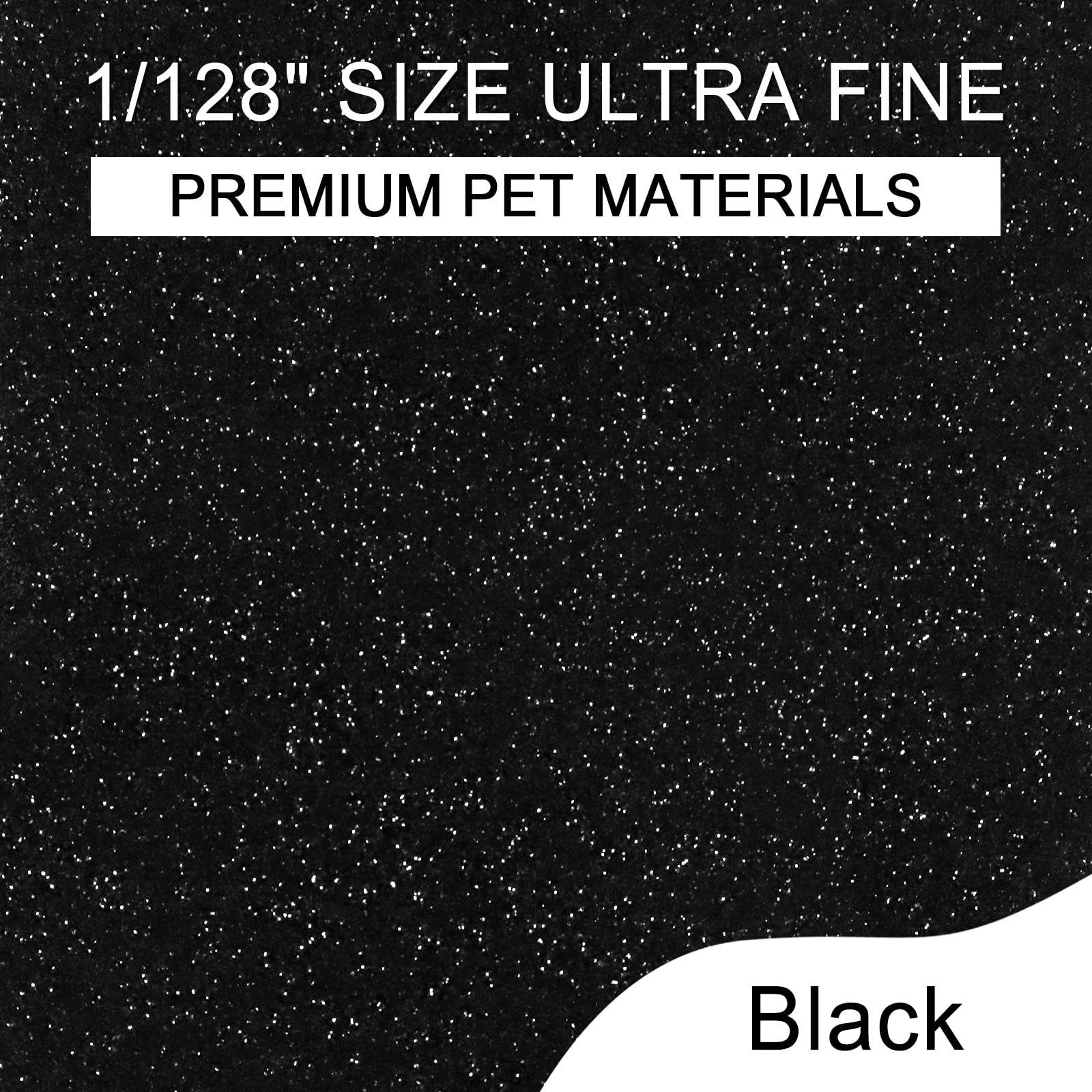 Ceya 3.5oz/ 100g Ultra Fine Glitter Powder Black Glitter 1/128” 0.008” 0.2mm for Slime Epoxy Resin Craft Tumbler Jewelry Nail Art Festival Makeup Scrapbook Painting Wedding Cards