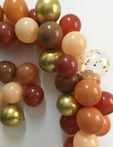 fall boho balloon garland - nude tan coffee brown gold balloons arch kit for autumn nuetral baby bridal shower wedding birthday party decorations