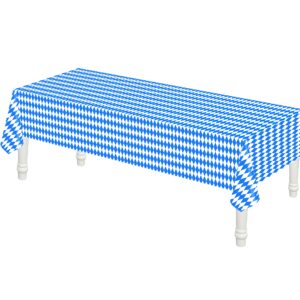 TUPARKA Oktoberfest Tablecloth 3 Packs 54''x108'' Oktoberfest Flag Patterned Table Cover for Oktoberfest Octoberfest German Party Decorations Oktoberfest Decor