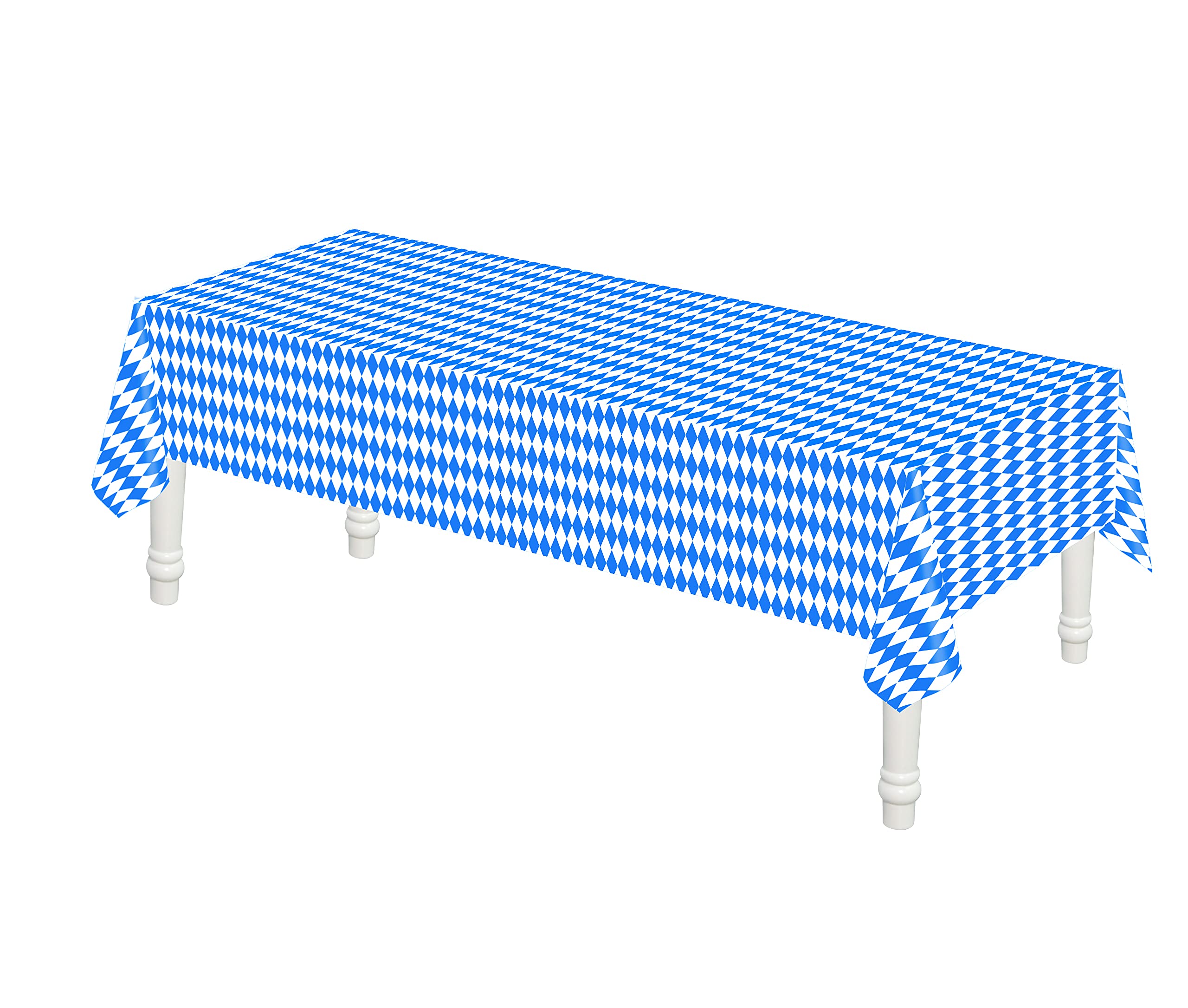 TUPARKA Oktoberfest Tablecloth 3 Packs 54''x108'' Oktoberfest Flag Patterned Table Cover for Oktoberfest Octoberfest German Party Decorations Oktoberfest Decor