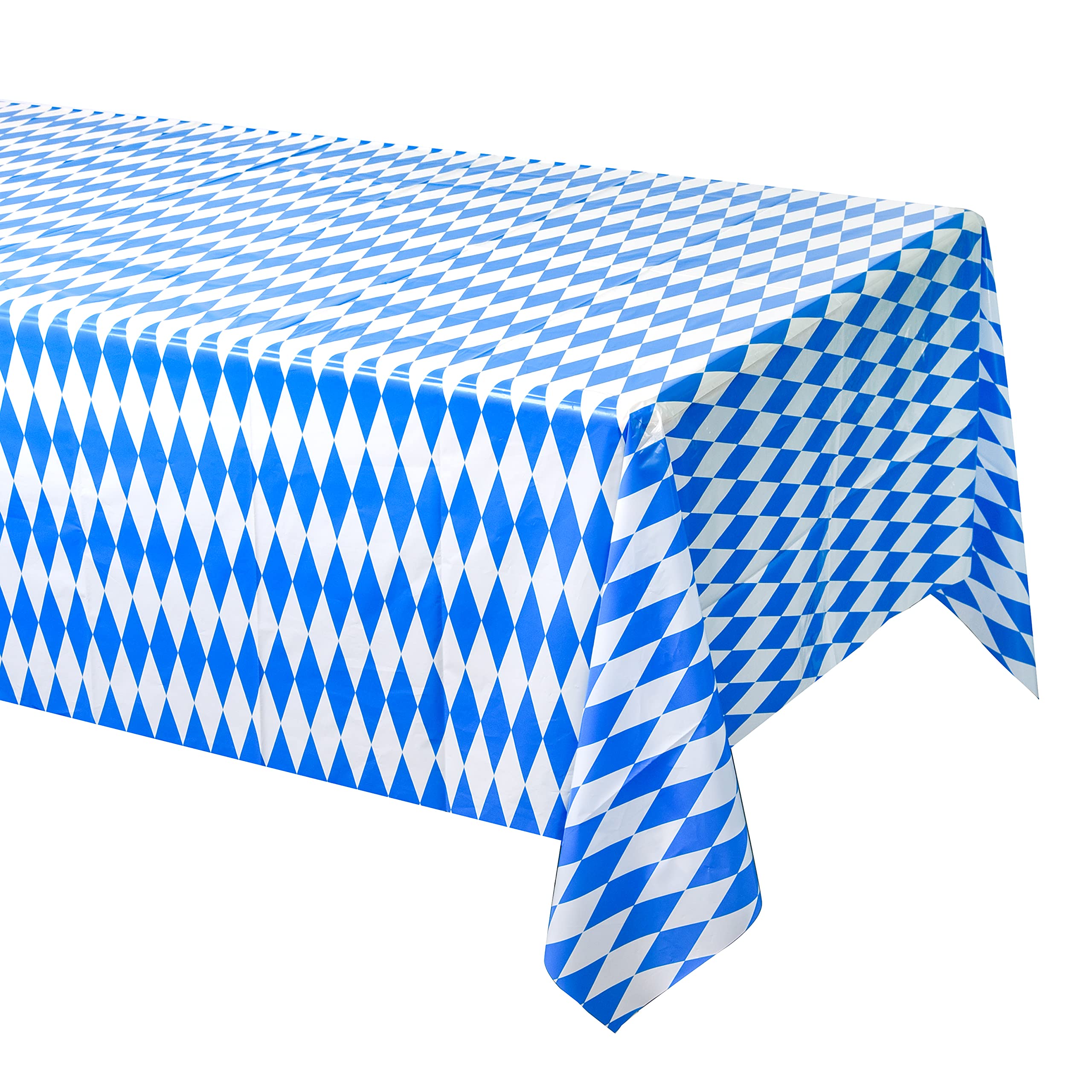 TUPARKA Oktoberfest Tablecloth 3 Packs 54''x108'' Oktoberfest Flag Patterned Table Cover for Oktoberfest Octoberfest German Party Decorations Oktoberfest Decor