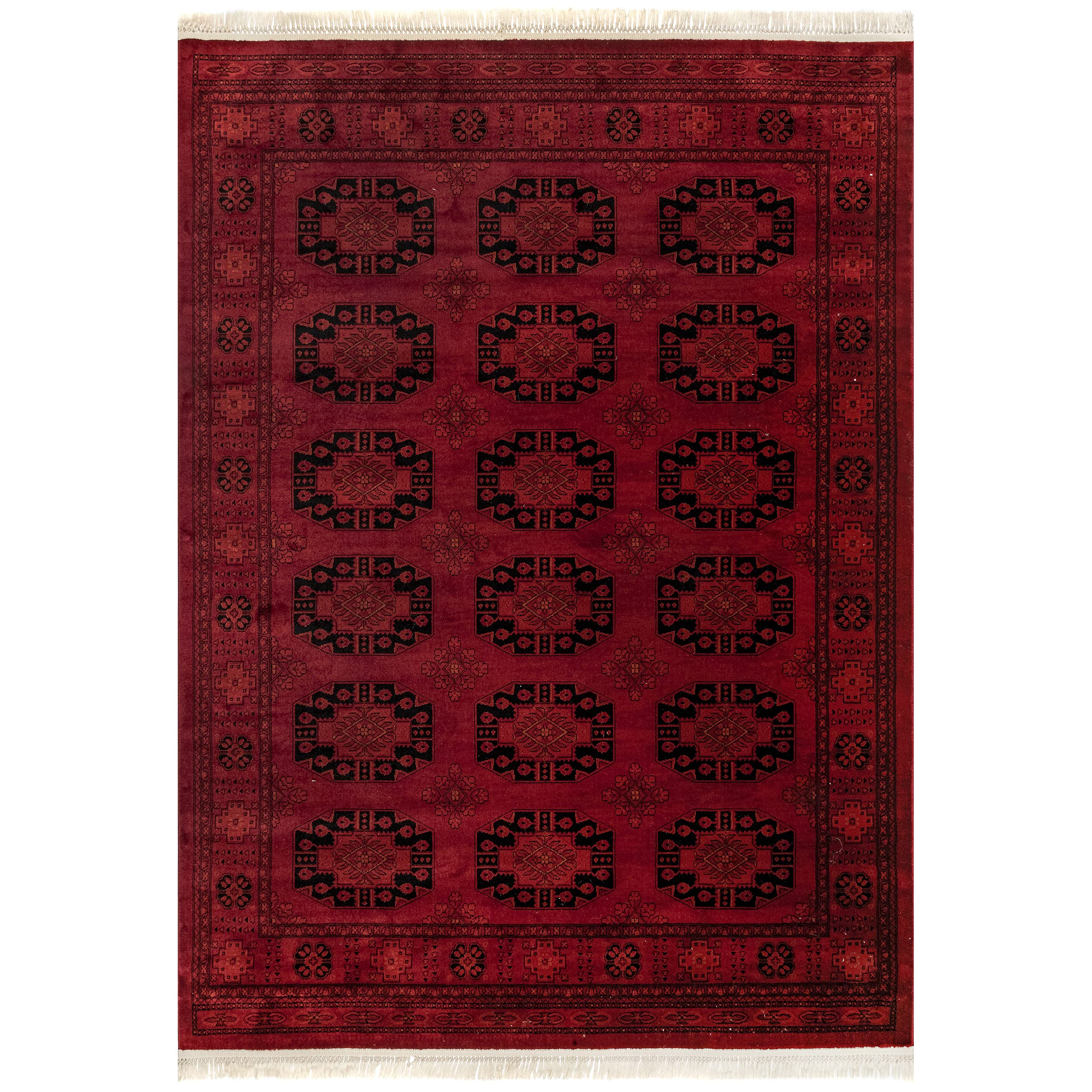 nuLOOM Diandra Traditional Motif Area Rug, 4x6, Red