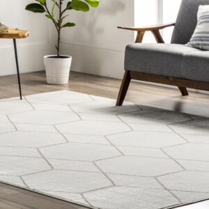 nuLOOM Veronica Geometric Honeycomb Area Rug, 7x9, Beige