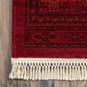 nuLOOM Diandra Traditional Motif Area Rug, 4x6, Red