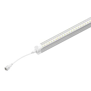 ledmyplace 32w 5ft led freezer/cooler tubes t8 v-shape, 4200 lumens, 5000k daylight white, 180° beam angle, 100-277v, tube lights for supermarkets freezer, grocery stores, commercial freezer lights