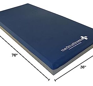 MedMattress Care Waterproof Hypoallergenic Foam Mattress - CertiPUR-US Certified (36" x 80" x 6")