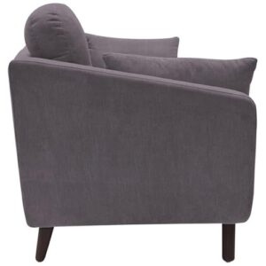 Allora Loveseat in Dark Gray