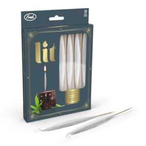 genuine fred, lit! party candles - set of 8