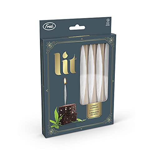 Genuine Fred, LIT! Party Candles - Set of 8