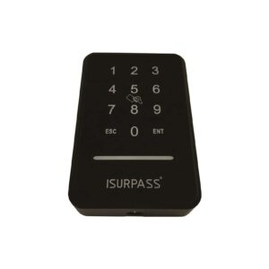 ISURPIAN ISURPASS Z-Wave Keypad Smart Lock Front Door,Hotel Digital Auto Lockdoor Locks for Home,keyless, Swipe Card, APP Black