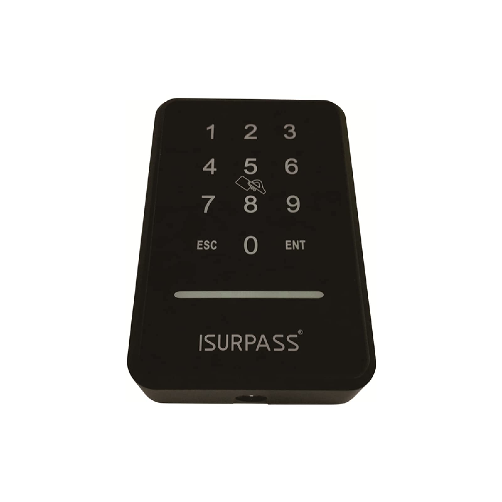 ISURPIAN ISURPASS Z-Wave Keypad Smart Lock Front Door,Hotel Digital Auto Lockdoor Locks for Home,keyless, Swipe Card, APP Black