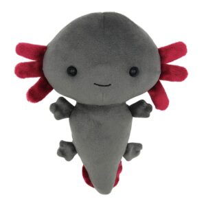 lulezon kawaii axolotl plush toy stuffed animal pillow toy doll 7.8" (blue)