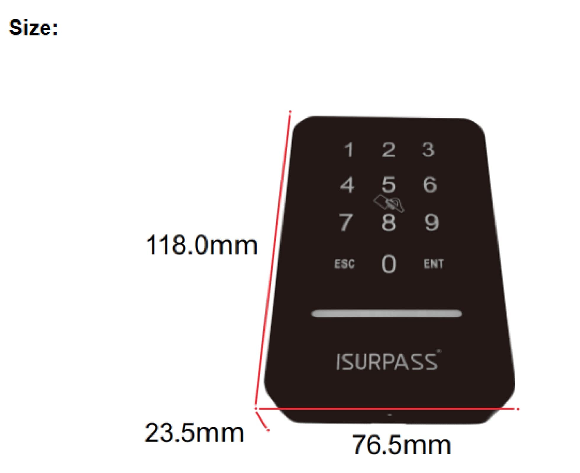 ISURPIAN ISURPASS Z-Wave Keypad Smart Lock Front Door,Hotel Digital Auto Lockdoor Locks for Home,keyless, Swipe Card, APP Black