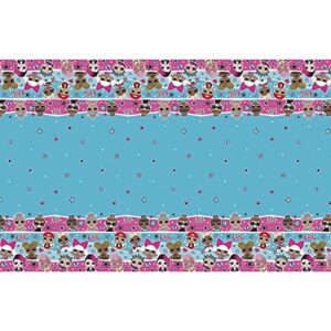 Multicolor LOL Surprise Rectangular Plastic Table Cover - 54"x84" (1 Count) | Durable & Easy-to-Clean, Perfect for Kids Birthday Parties & Special Occasions