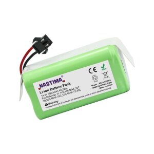 NASTIMA 14.4V 3000mAh Replacement Battery Compatible with Tesvor X500, Ecovacs N79 N79S and Eufy Robovac 11 11S MAX 15C MAX 20C 30C MAX G10 G20 G30