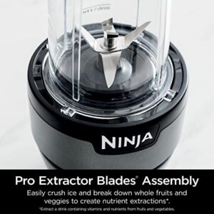 Ninja BN300C, Personal Nutri-Blender With Ice-Crushing Technology, Black/Silver, 700W