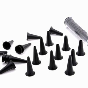 Cynamed Otoscope Cover, Otoscope Specula Tips, Plastic Speculum Disposable, Pack of 50 2.5/4 mm Disposable Otoscope Covers