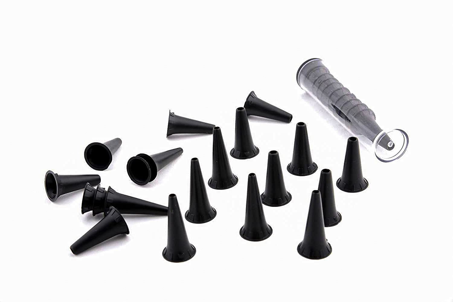 Cynamed Otoscope Cover, Otoscope Specula Tips, Plastic Speculum Disposable, Pack of 50 2.5/4 mm Disposable Otoscope Covers