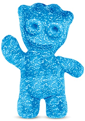 iscream Sour Patch Kids Embossed 16.75" x 12" Candy Character Shaped Pillow, Blue