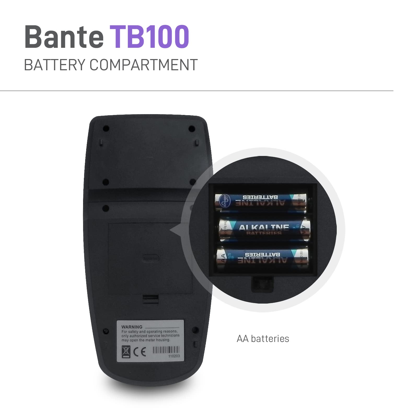 Bante TB100 Portable Turbidity Meter | Turbidimeter Kit | 2 to 5 Points Calibration, Selectable Turbidity Units - NTU/FNU/EBC/ASBC, 100 Sets of Data Storage, USB Interface