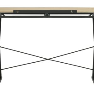 SD STUDIO DESIGNS Axiom II Drawing 42" Wide Adjustable Top Drafting Table, Graphite Black/Ashwood