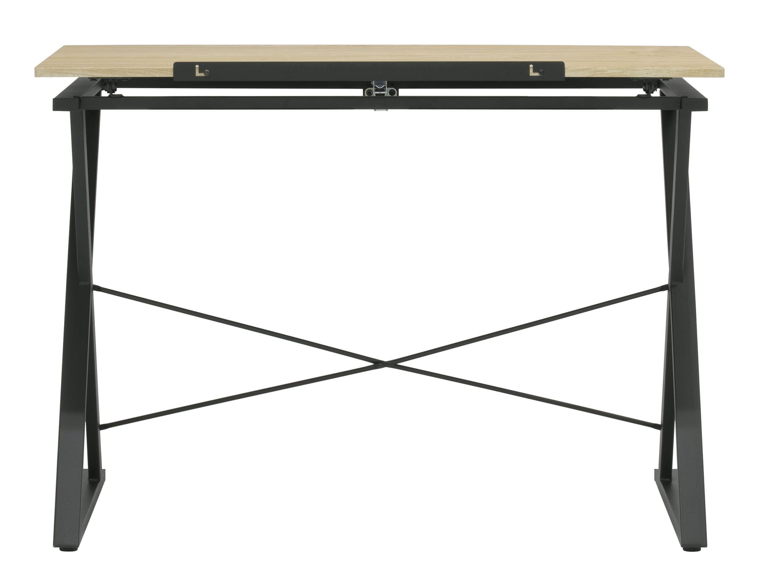 SD STUDIO DESIGNS Axiom II Drawing 42" Wide Adjustable Top Drafting Table, Graphite Black/Ashwood