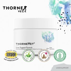 ThorneVet Liver Support Powder – Liver Support for Small Animals: Dogs & Cats, 90 Scoops