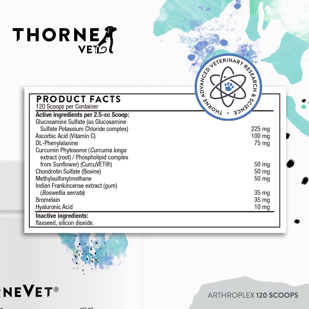 ThorneVet Joint Support Formula Powder, 120 Scoops