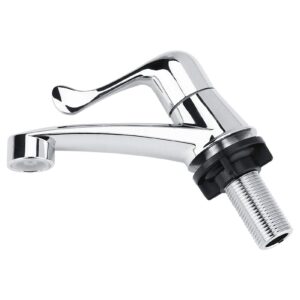 Single Basin Faucet, ABS Plastic Water Tap Single Cold Faucet Water Nozzle G1/2, Basin Sink Tap for Home or Outdoor Single Cold, for Bathroom Kitchen Rest Room Bathtub (#2)